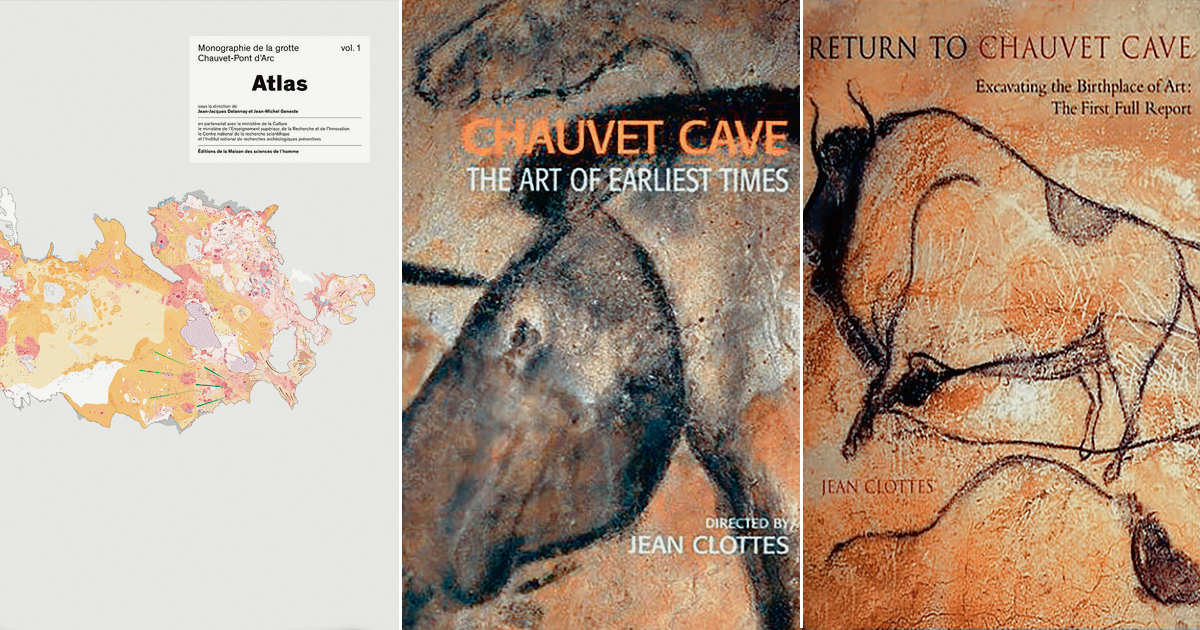 Chauvet Cave Map Decorated Cave Of Pont D'Arc, Known As Grotte