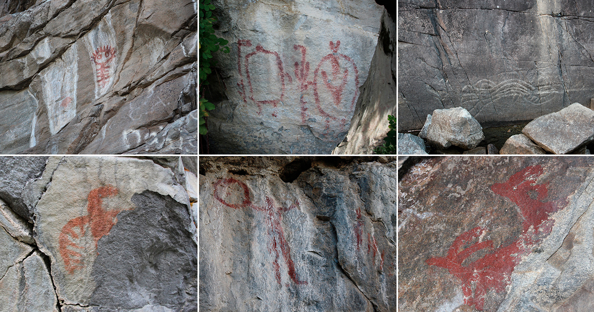 Western Canadian Rock Art - Petroglyphs & Pictographs from Canada